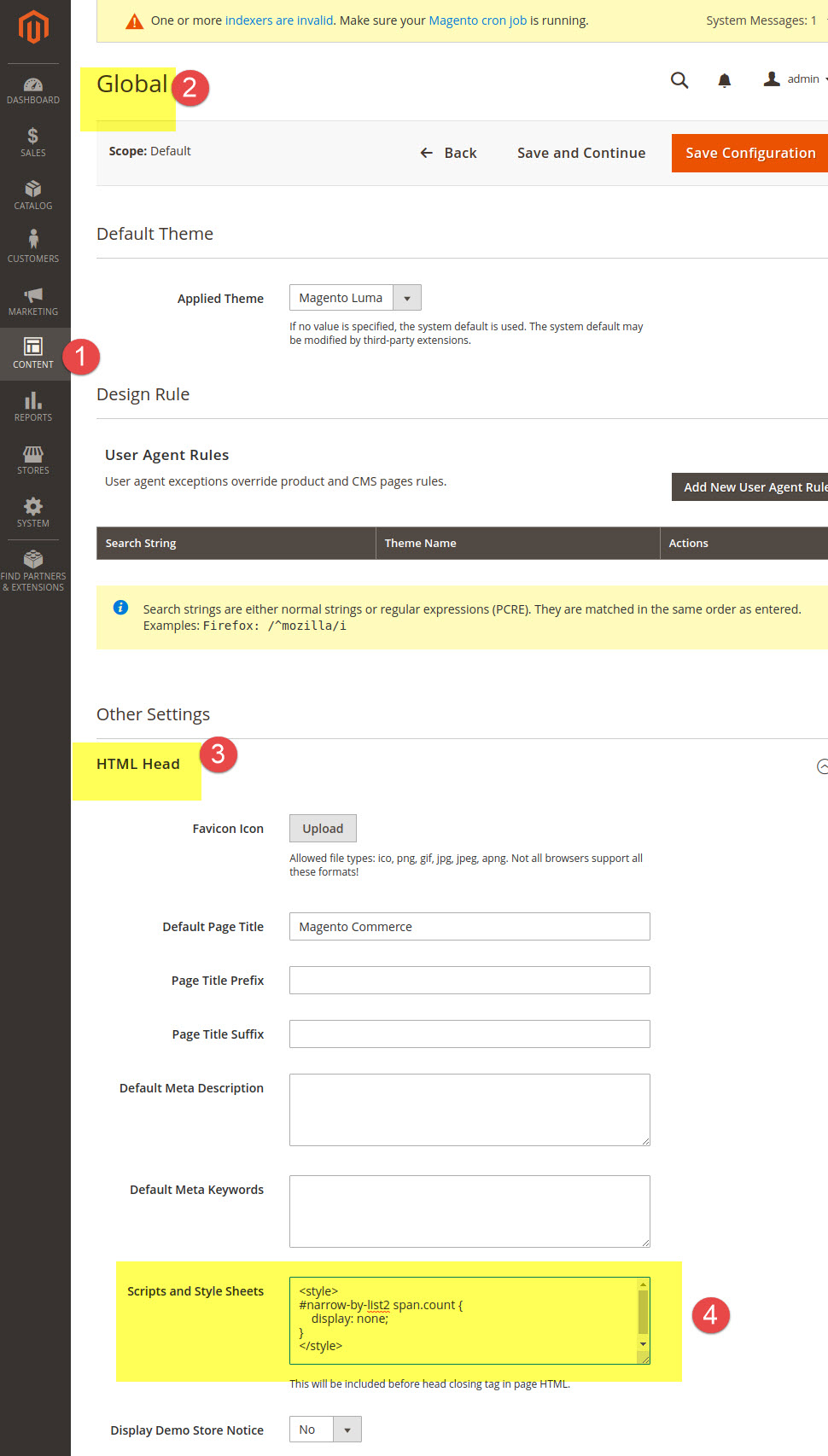 Solved: remove quantity number next to categories in brows... - Magento Forums