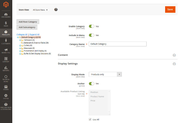 Re-arrange search category positioning - Magento Forums